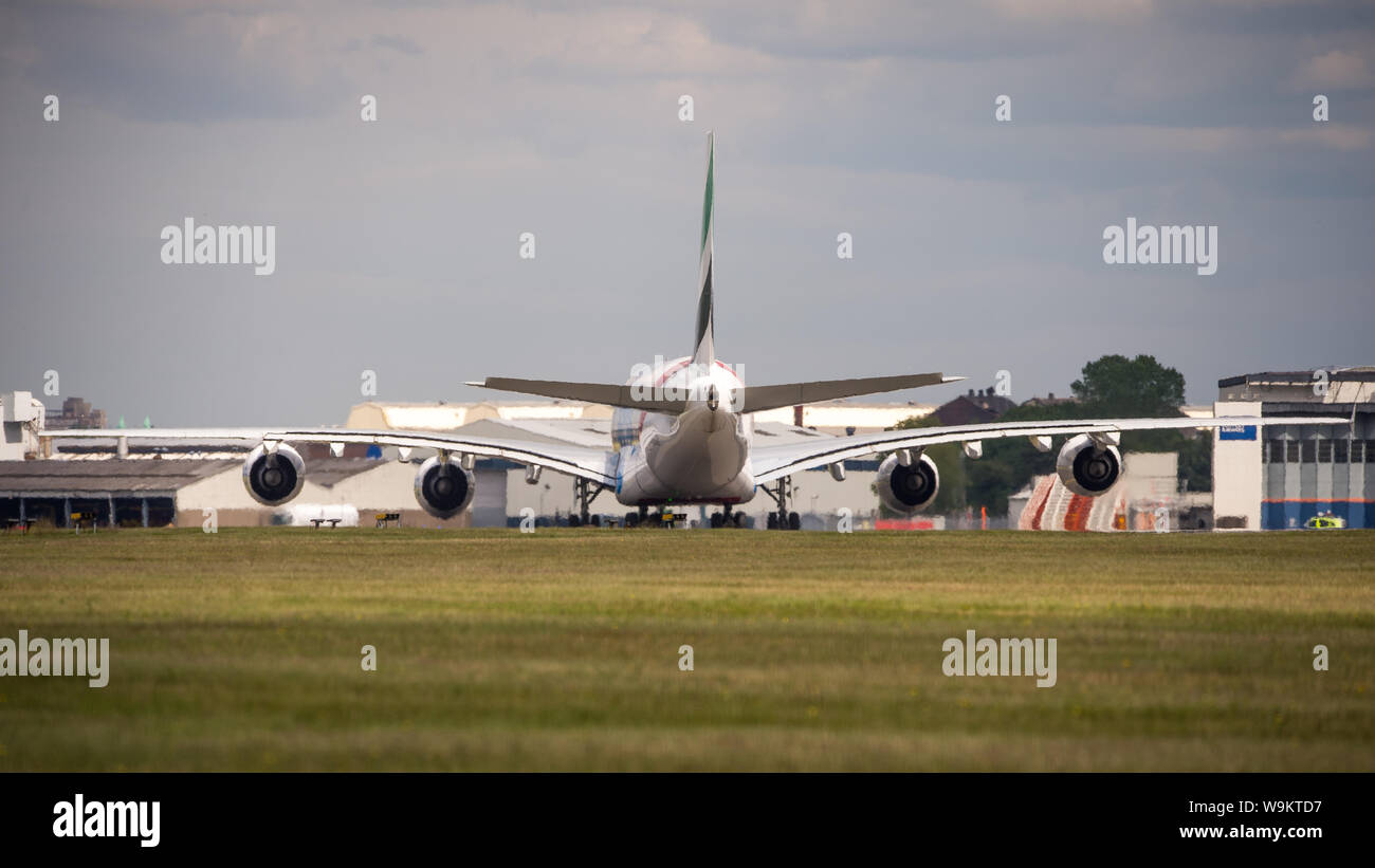 Airbus a380 airbus tail rudder hi-res stock photography and images - Alamy