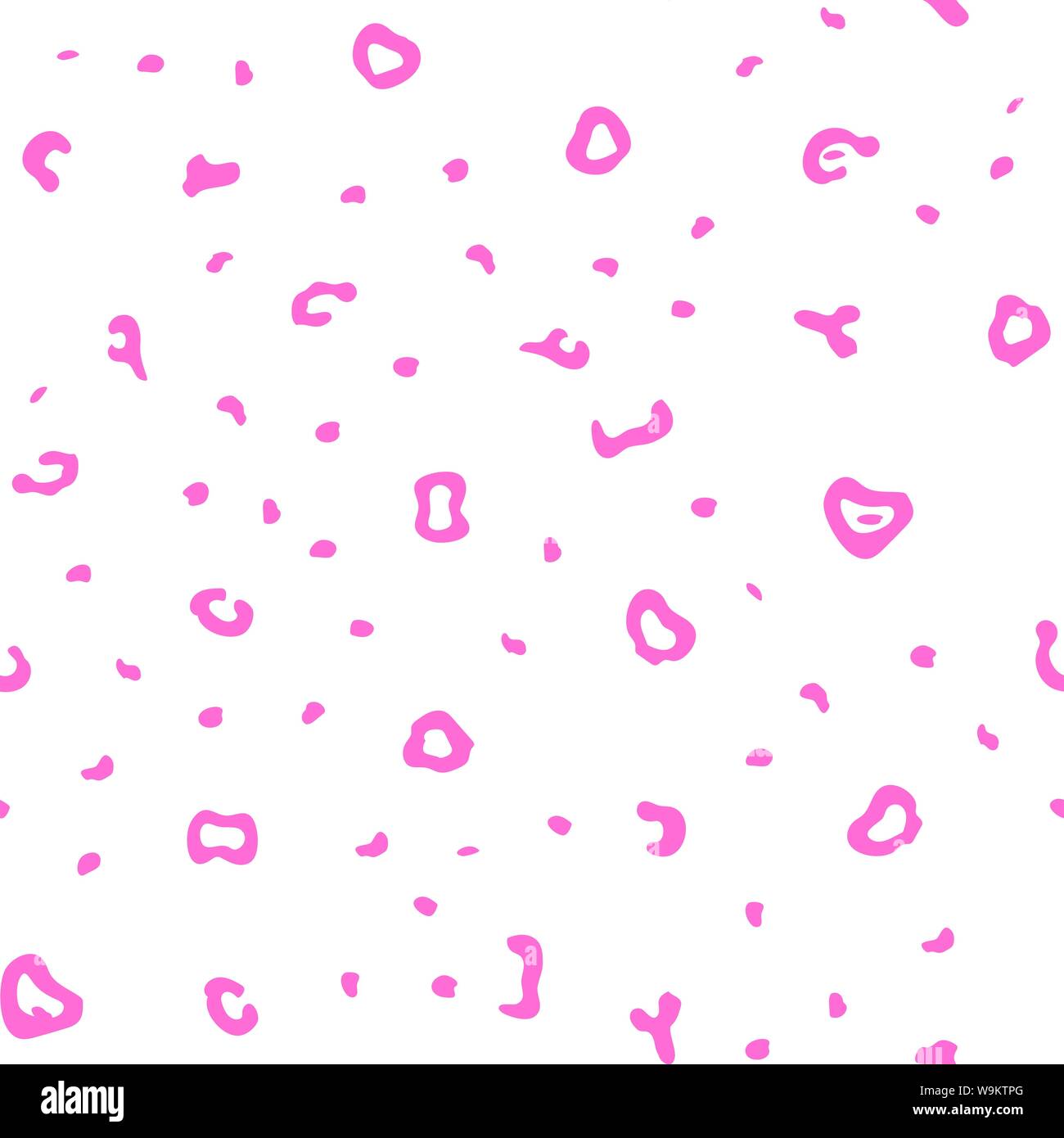 Leopard skin with little pink spots seamless pattern Stock Vector Image ...