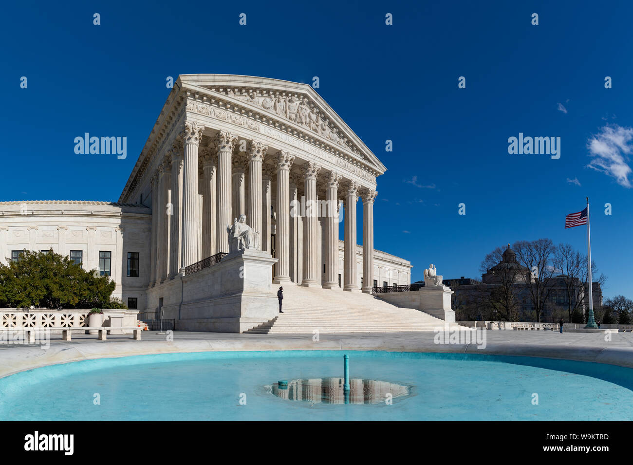 A panorama picture of the Supreme Court of the United States' front ...