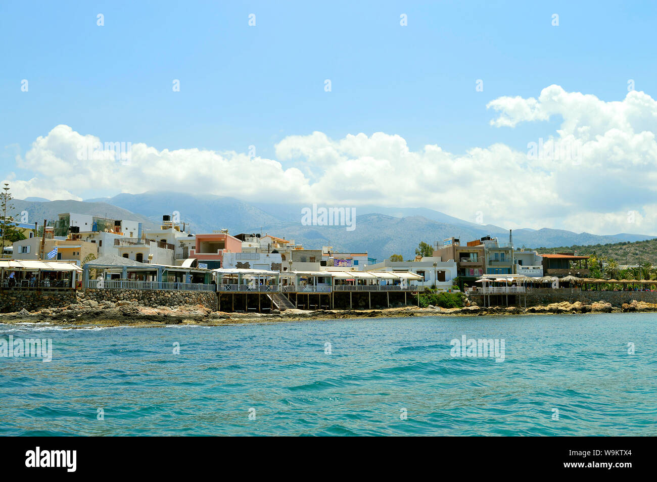 Sissi coastal town in Crete the largest and most populated of the Greek ...