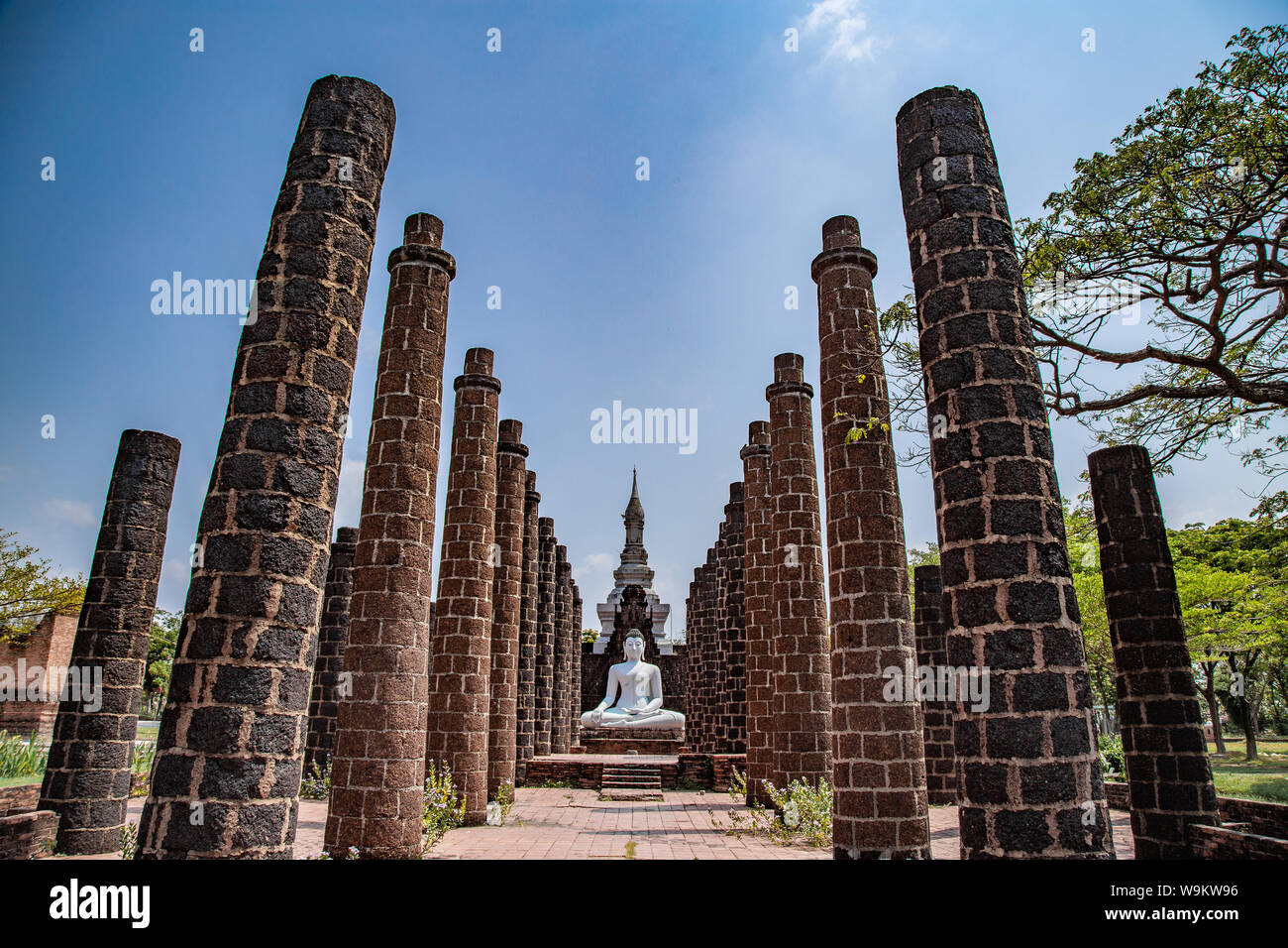 Temples in Ancient City Muang Boran in Bangkok Thailand Stock Photo - Alamy