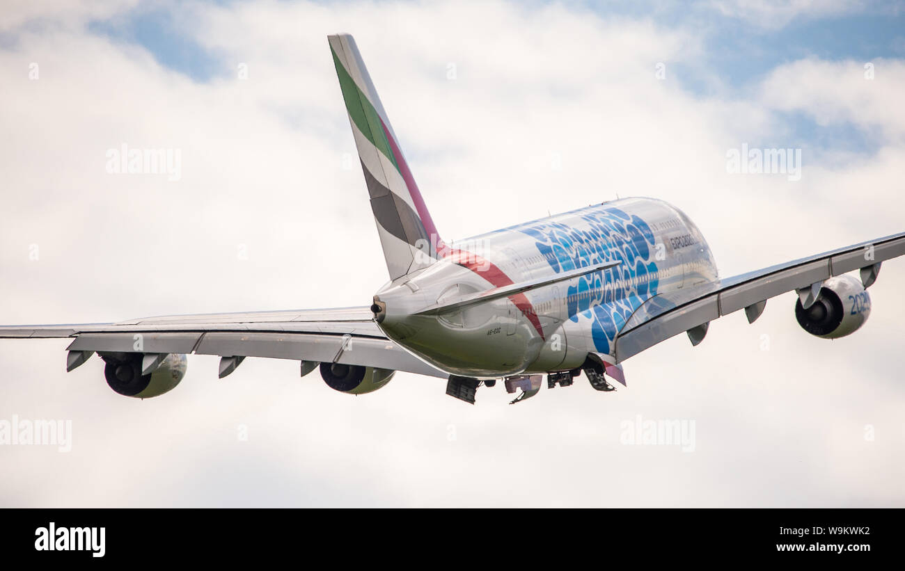 Airbus a380 airbus tail rudder hi-res stock photography and images - Alamy