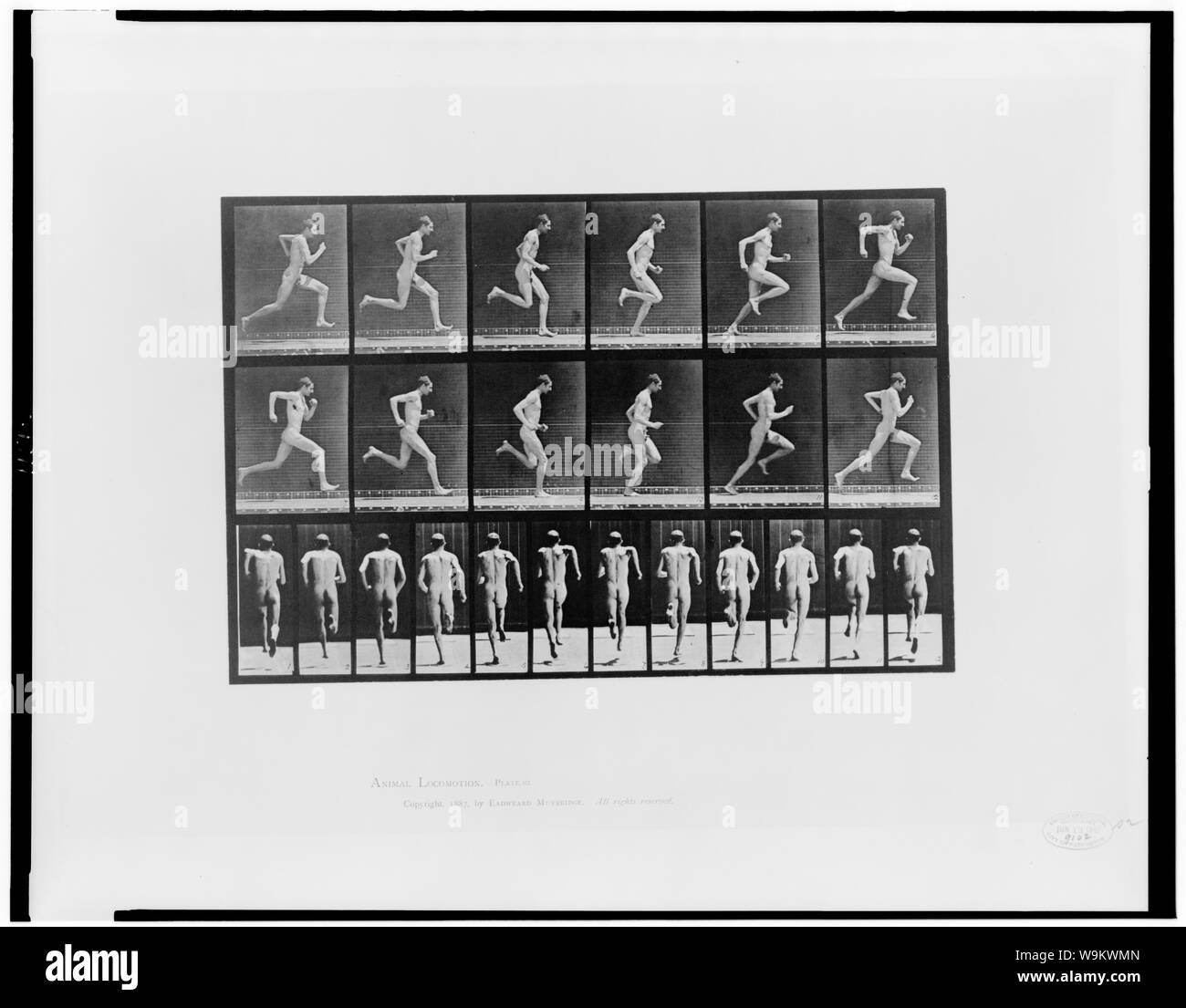 Sequential motion picture images early Black and White Stock Photos ...