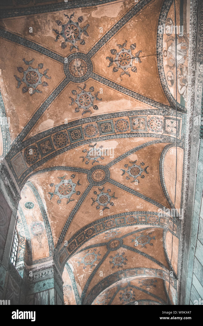 Blue Mosque views in Istanbul in Turkey Stock Photo - Alamy