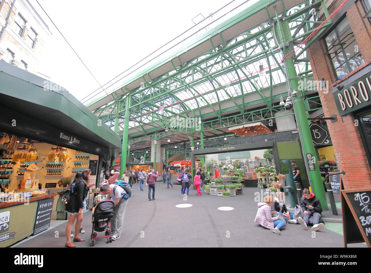 Borough market London UK Stock Photo - Alamy