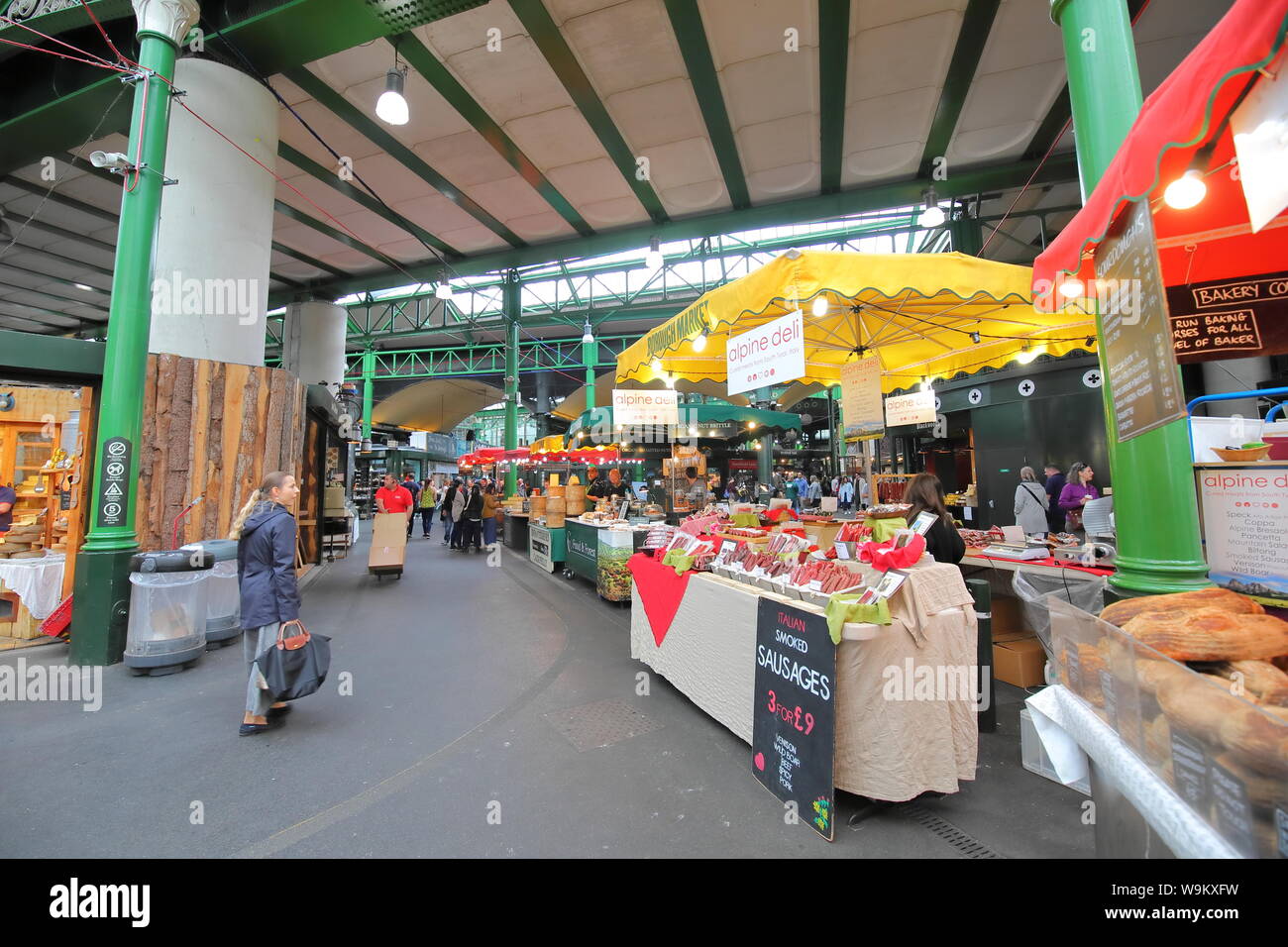 Borough market London UK Stock Photo - Alamy