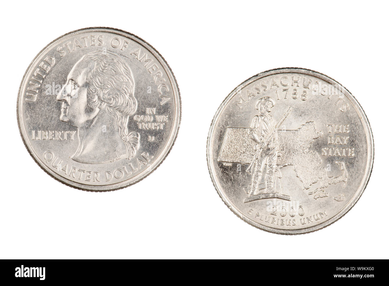 Massachusetts state quarter hi-res stock photography and images - Alamy
