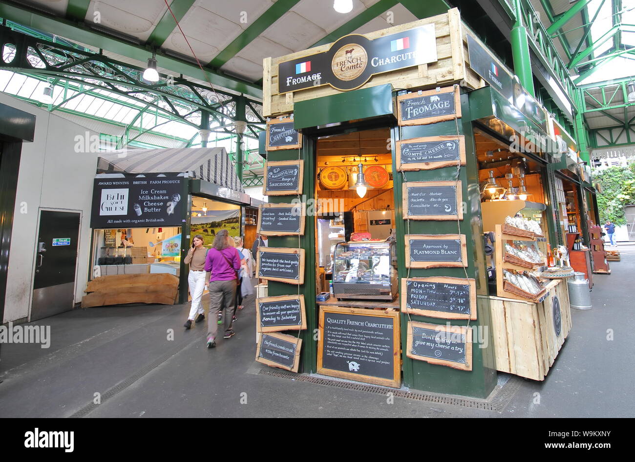 Borough market London UK Stock Photo - Alamy