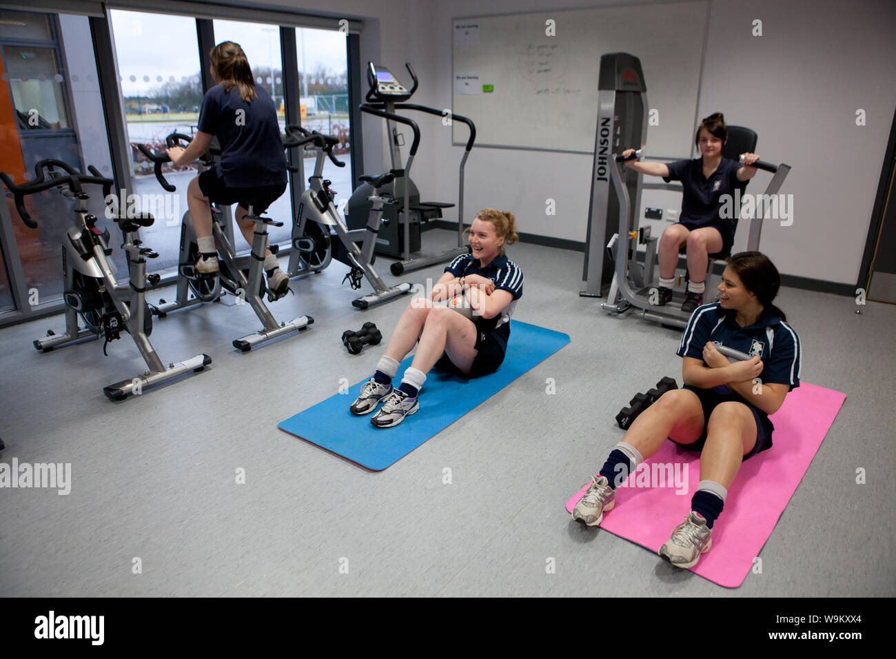 Girls do physical education High Resolution Stock Photography and ...