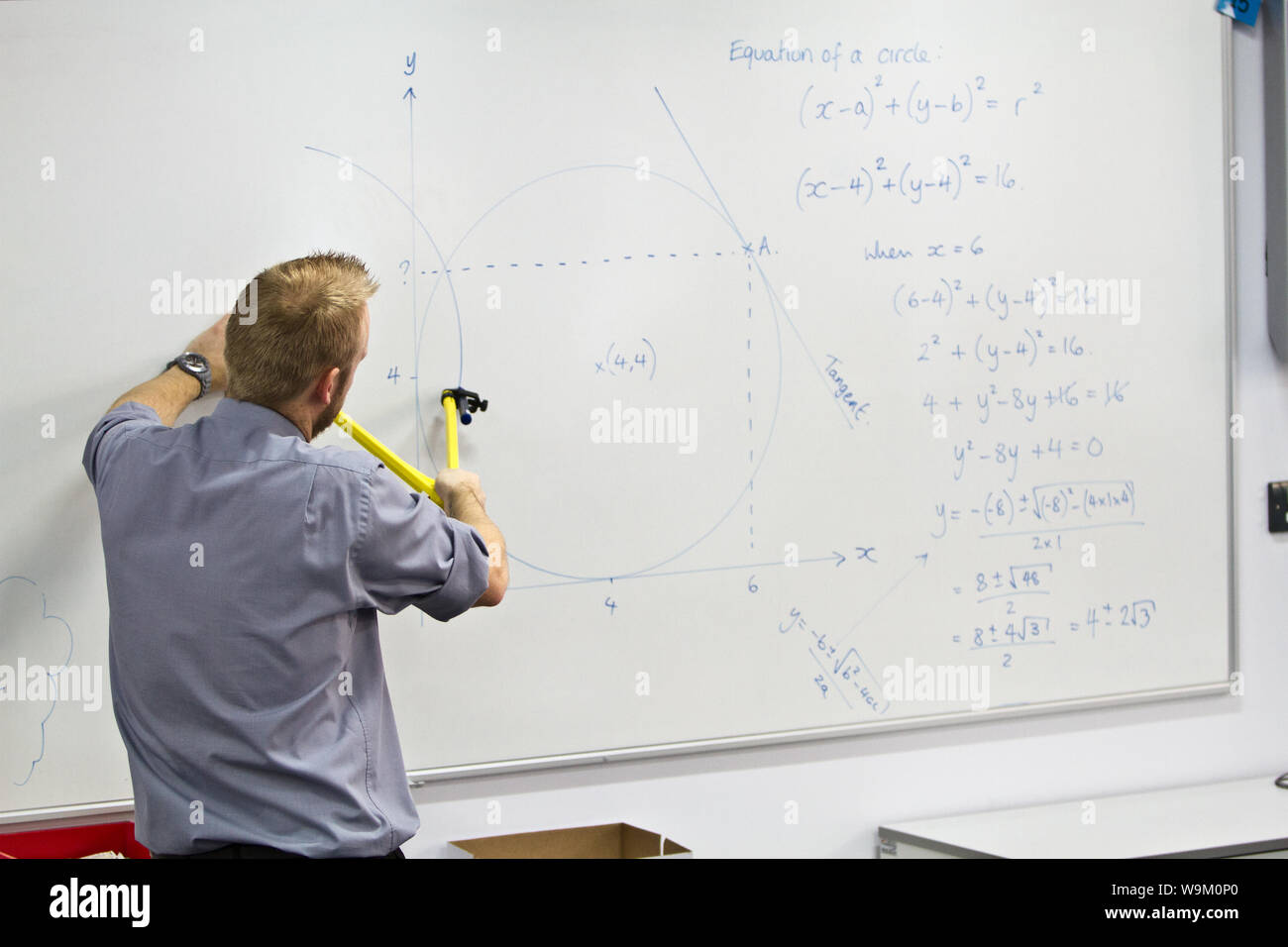 Maths Class High Resolution Stock Photography and Images - Alamy