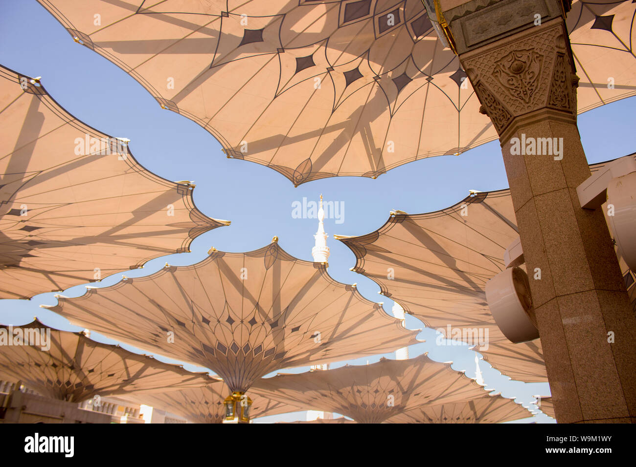 MADINAH, SAUDI ARABIA - AUGUST 2019 : Muslim pilgrims visiting the ...