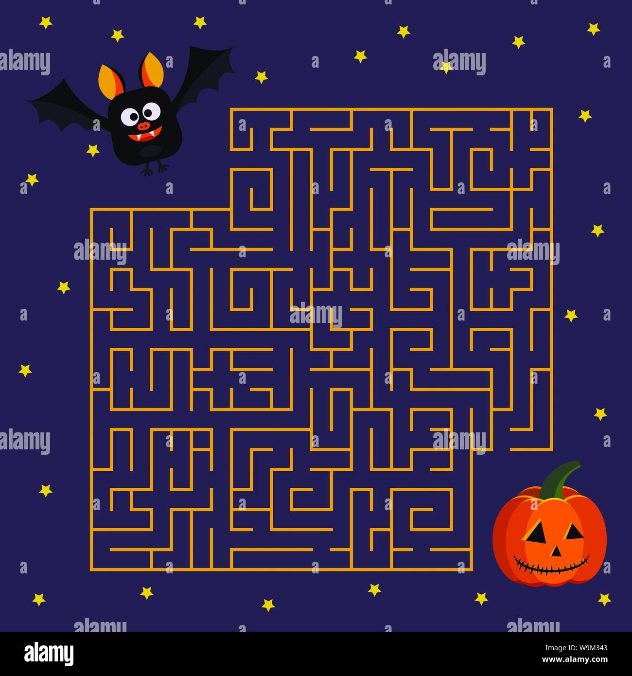 Labyrinth cartoon hi-res stock photography and images - Alamy