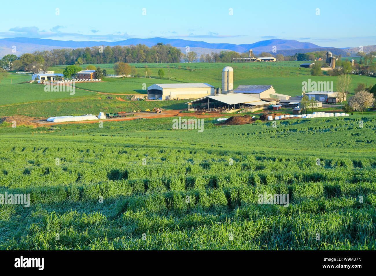 Mennonite Farm, Dayton, Shenandoah Valley, Virginia, USA Stock Photo ...