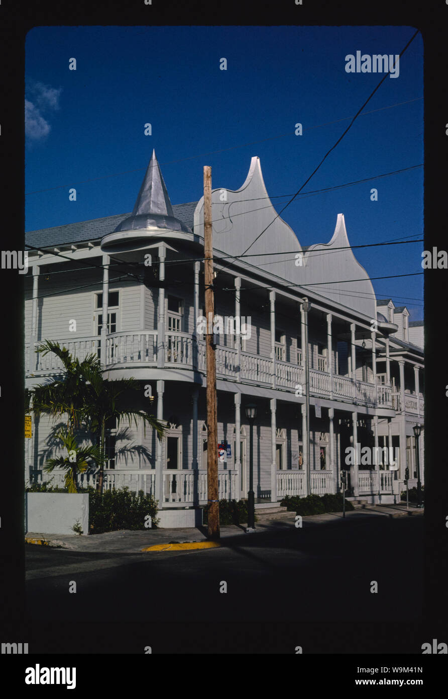 Apartment building, Key West, Florida Stock Photo - Alamy