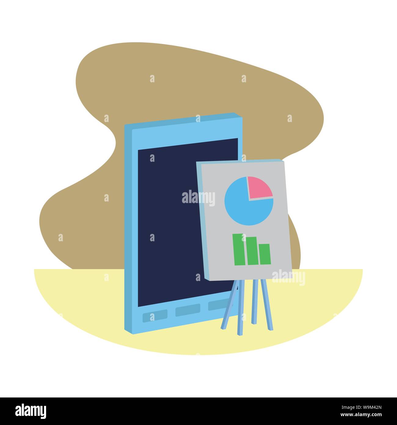 Office elements and business symbols Stock Vector Image & Art - Alamy