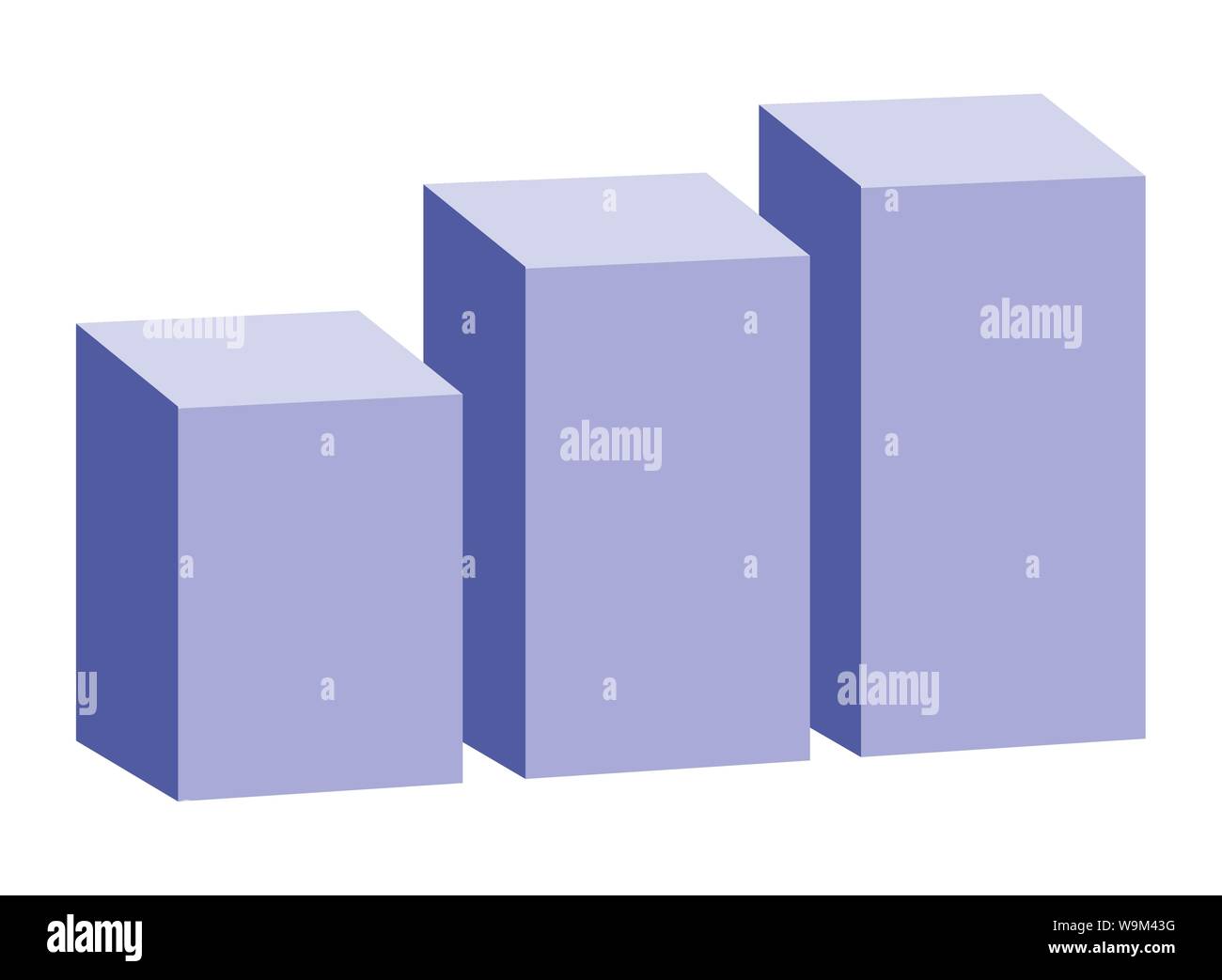 Isometric statistics bars graphic symbol Stock Vector Image & Art - Alamy