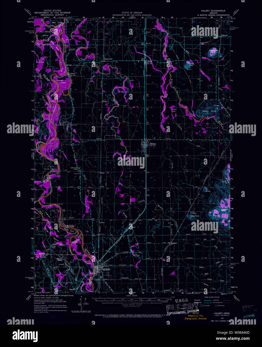 Halsey map hi-res stock photography and images - Alamy