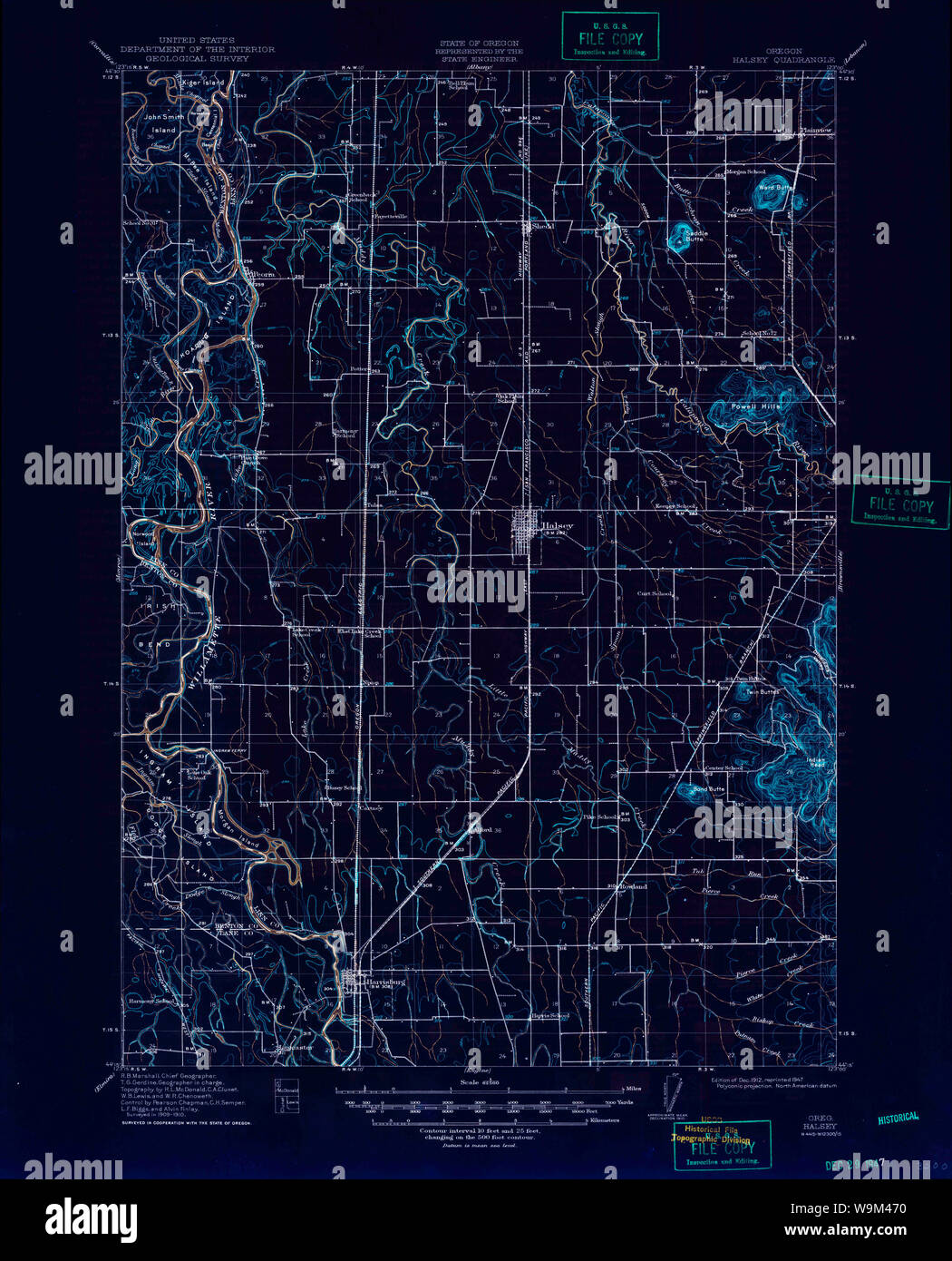 Map of halsey hi-res stock photography and images - Alamy