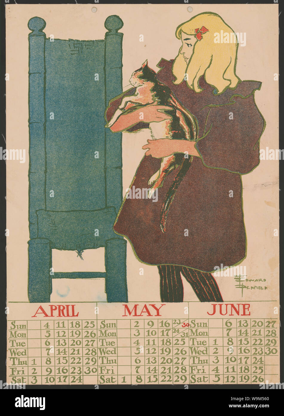 1897 calendar hi-res stock photography and images - Alamy