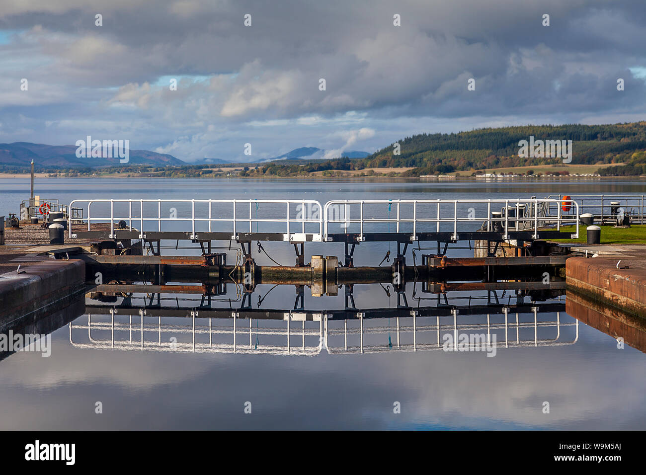 Caledonian canal sea lock hi-res stock photography and images - Alamy