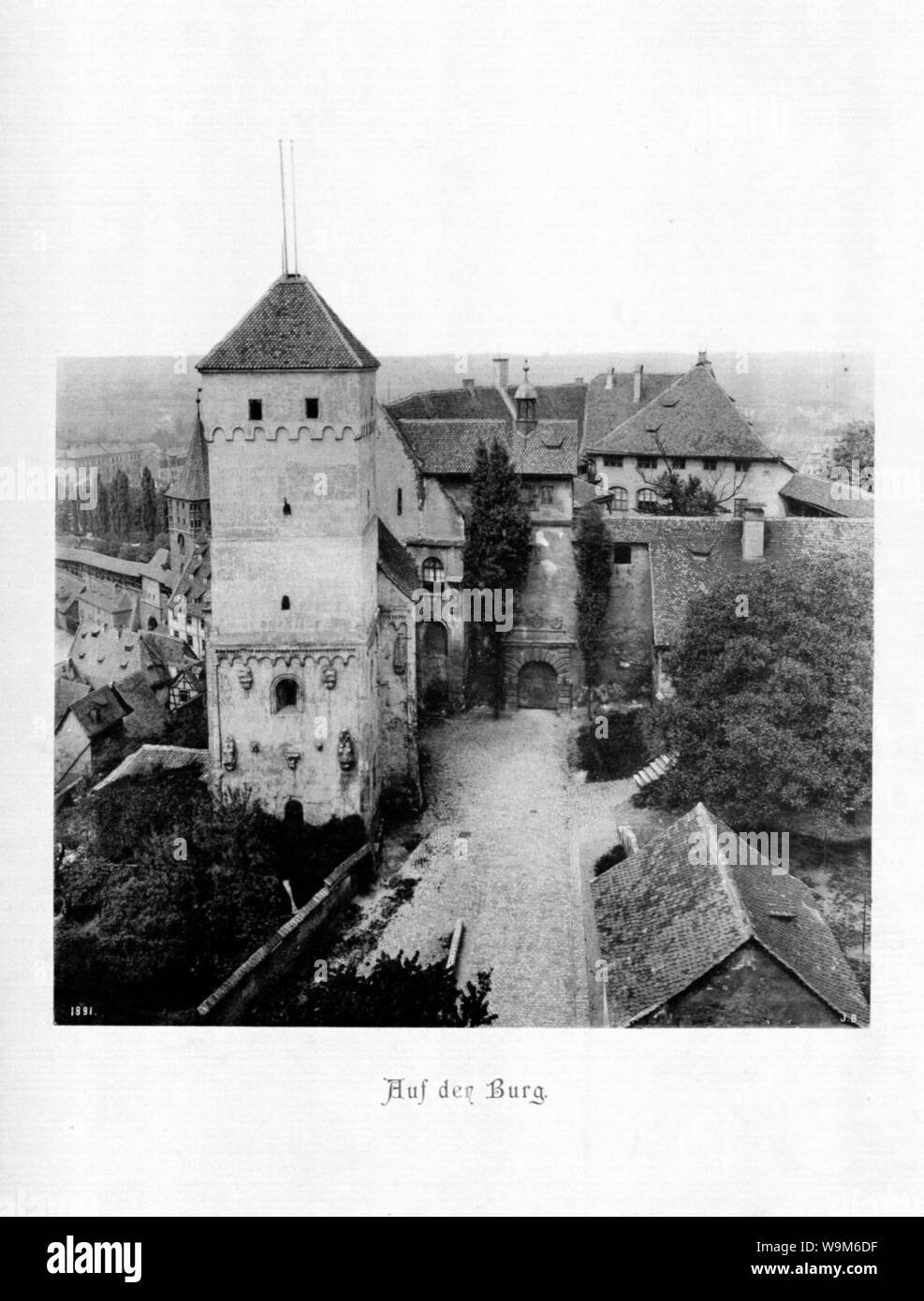 Burg nurnberg Black and White Stock Photos & Images - Alamy