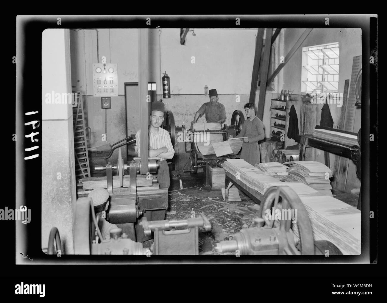 Arab factories & gen[eral] improvements in Nablus. Match factory ...
