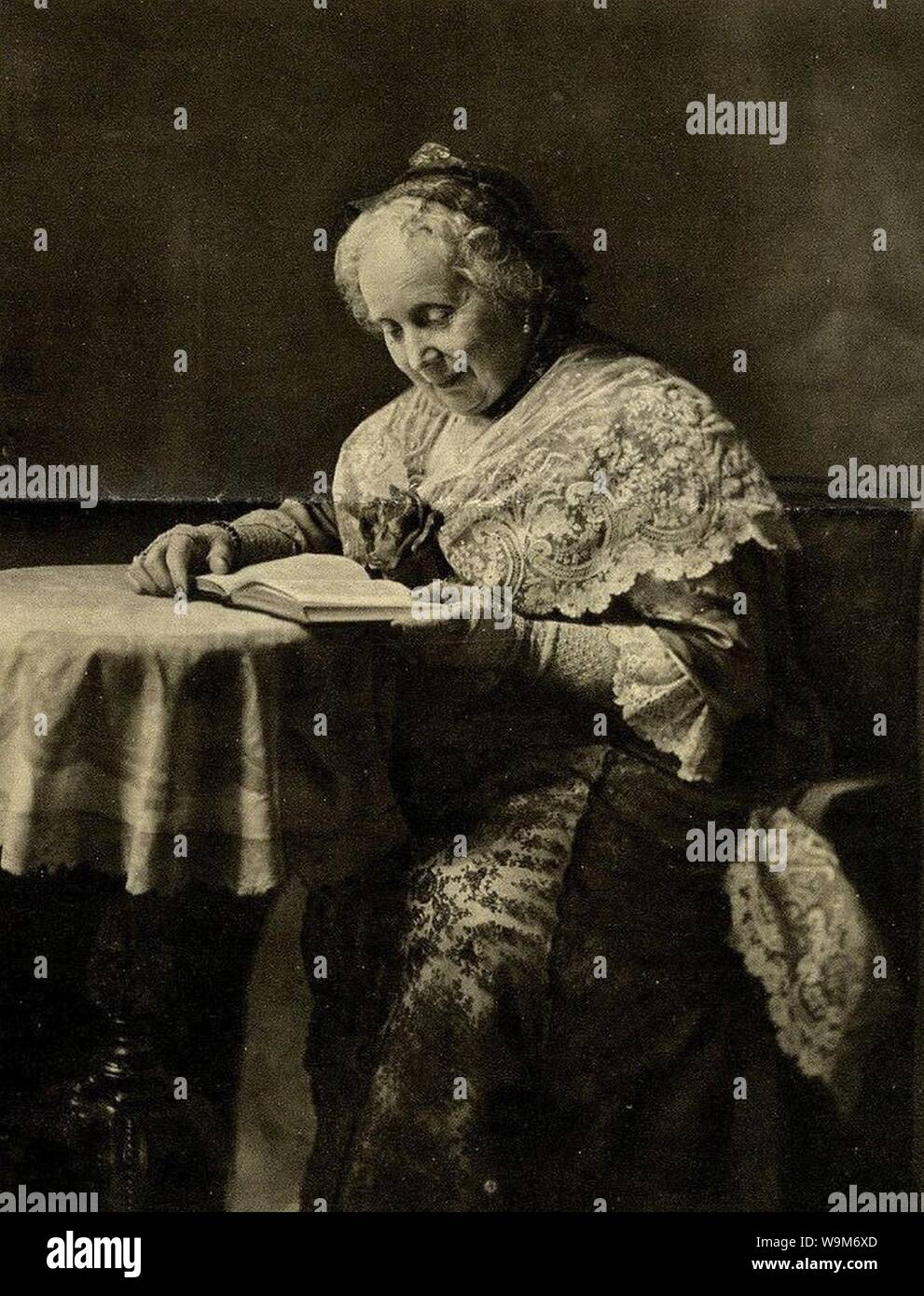 Die Berliner Philantropin Maria Elisabeth von Wentzel-Heckmann Stock ...