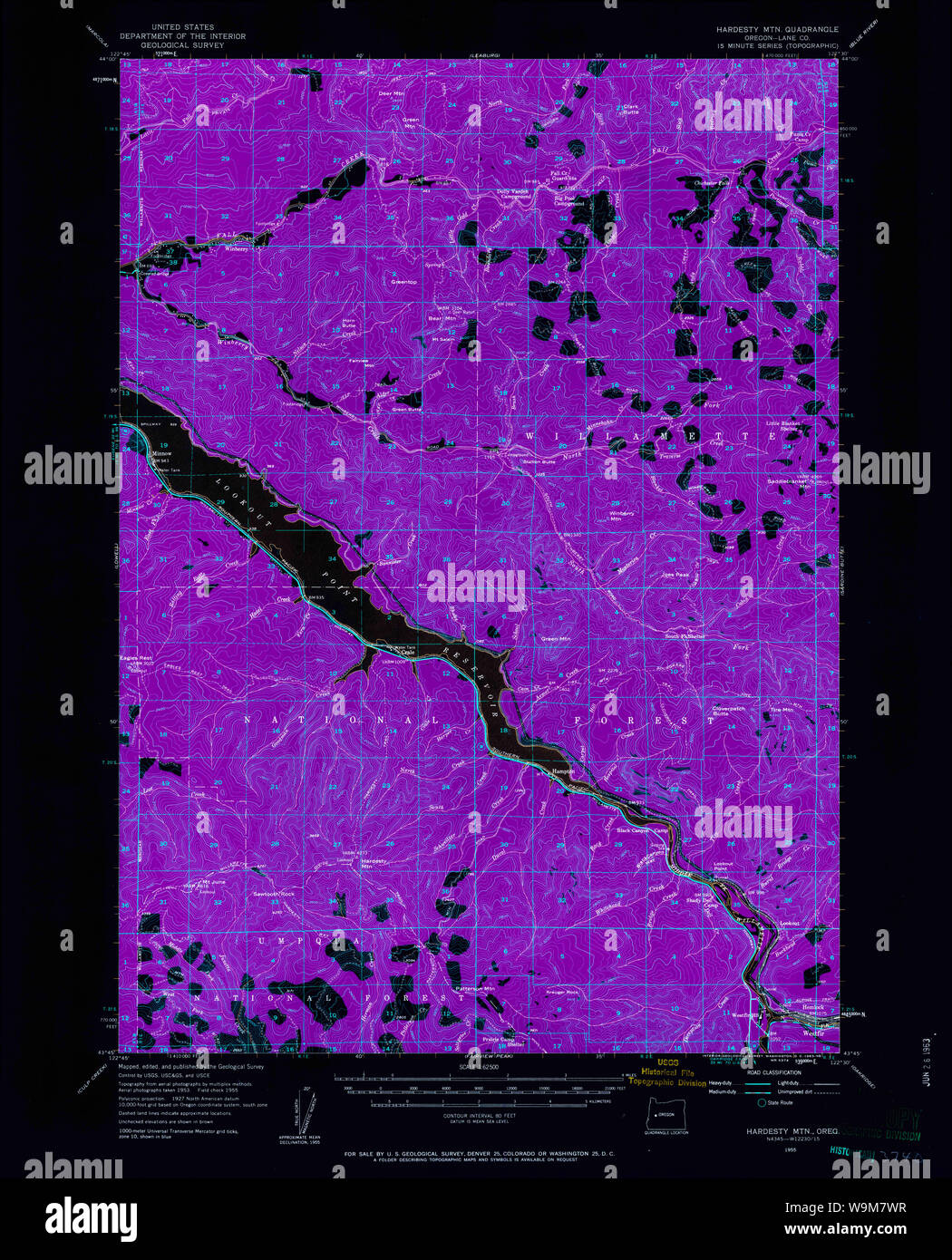Hardesty map hi-res stock photography and images - Alamy