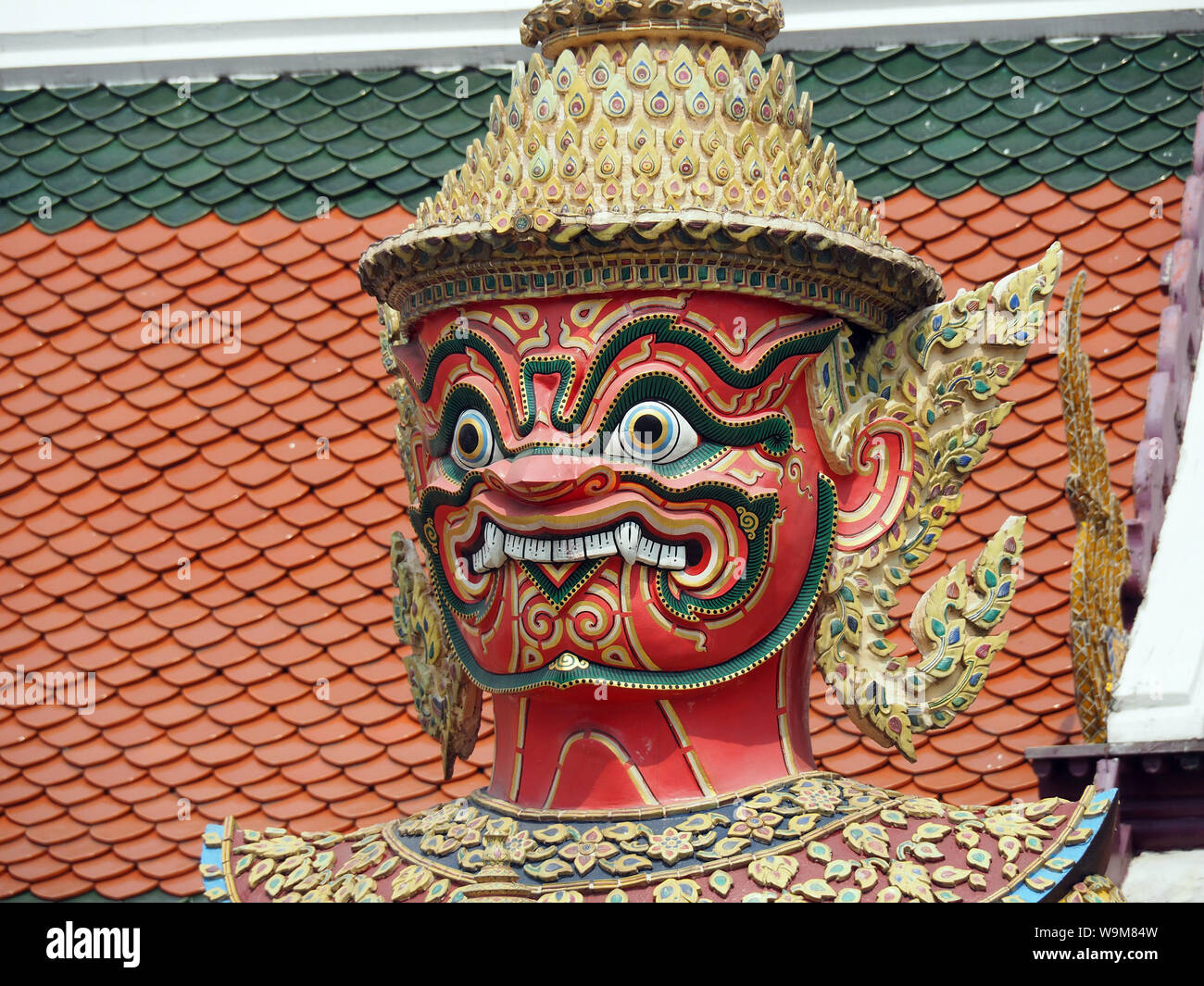Yaksha Demon, Wat Phra Kaew, Bangkok, Krung Thep, Thailand, Asia Stock ...