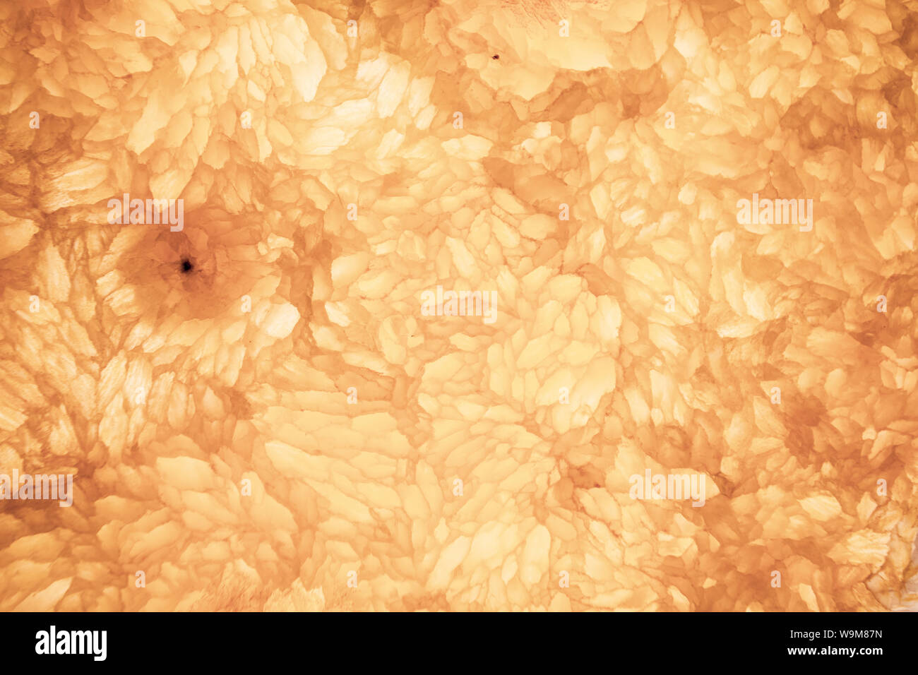 Variety of structure and texture of mineral stone, backlit background ...