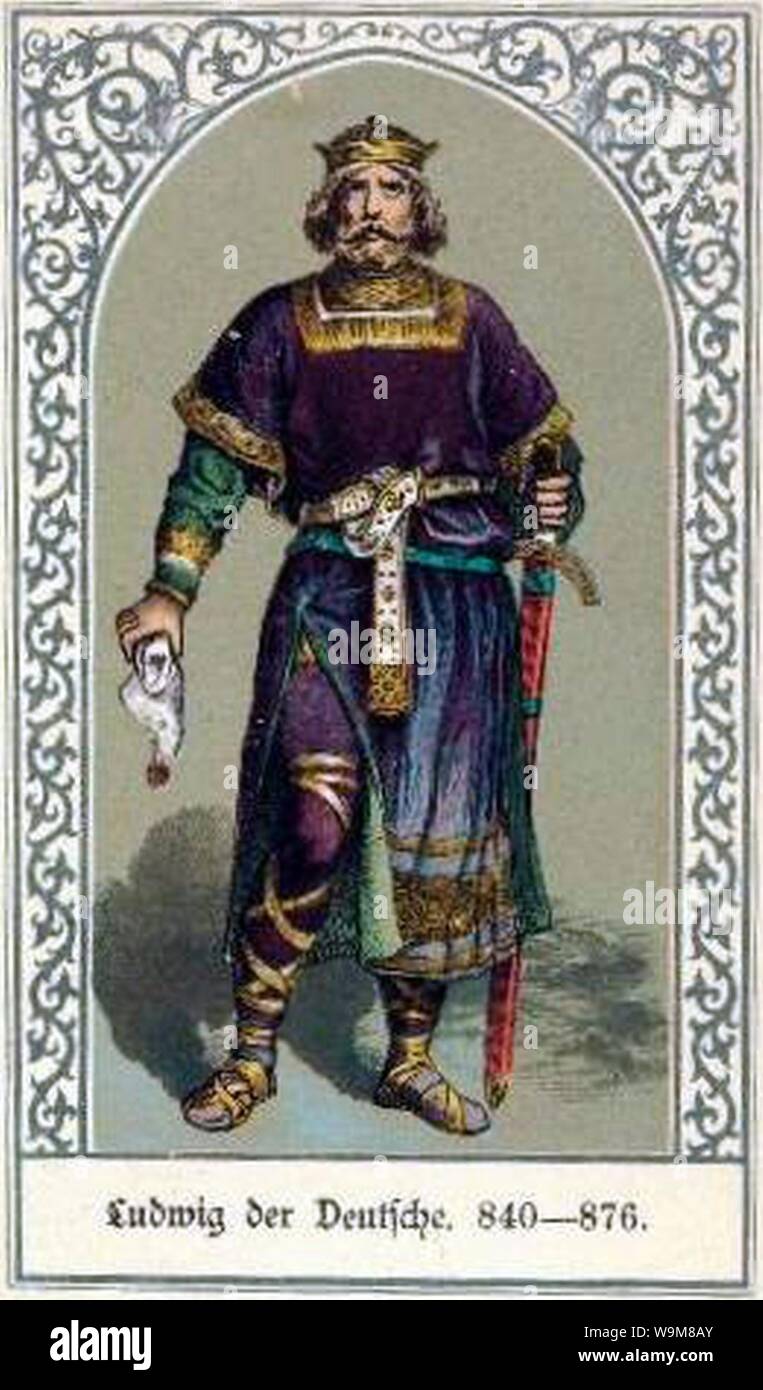 Ludwig der deutsche hi-res stock photography and images - Alamy