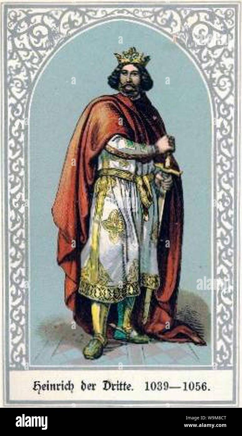Die deutschen Kaiser Heinrich III Stock Photo - Alamy