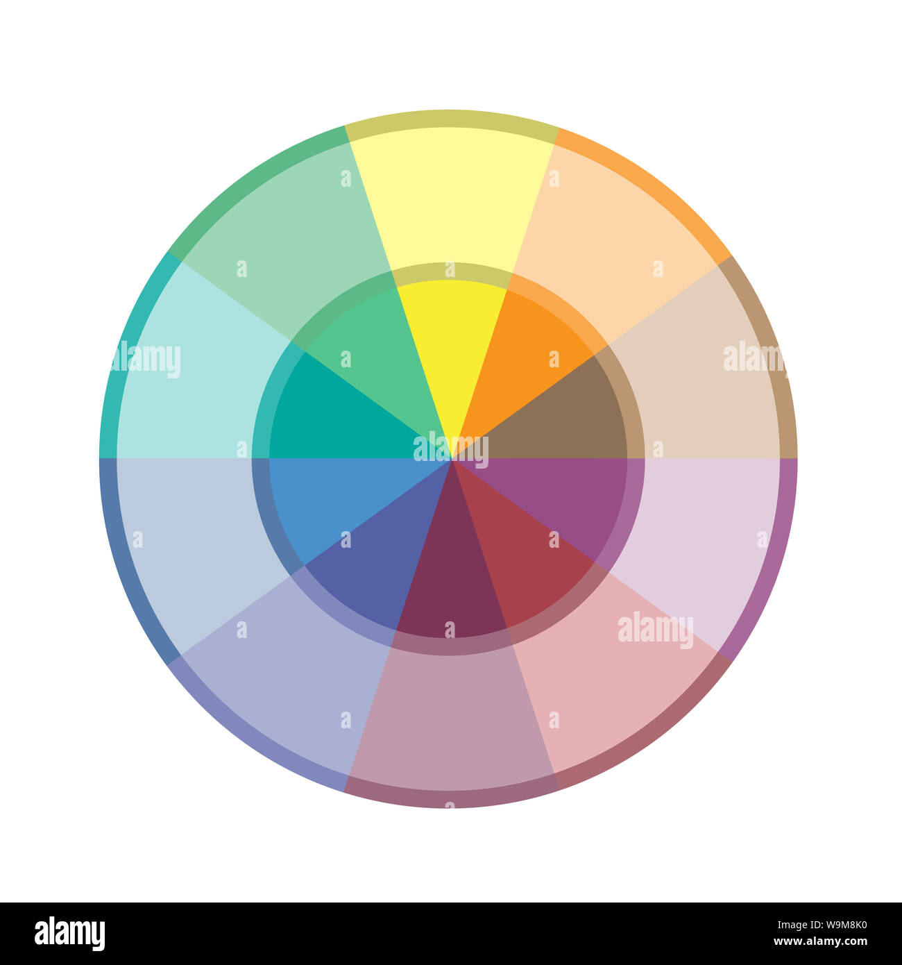 Infographic Template for 10 positions. Colorful area chart. White ...