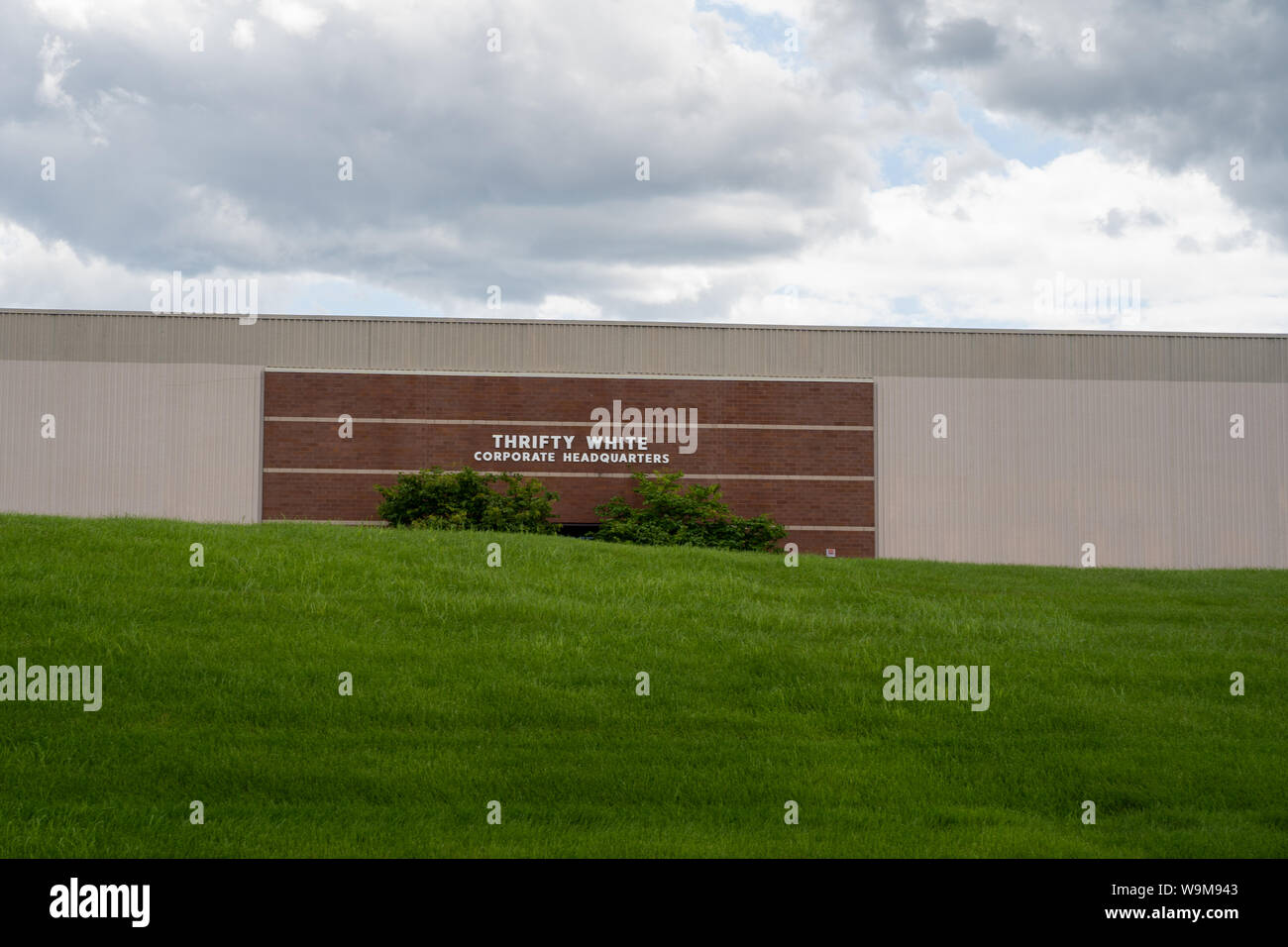 Plymouth, Minnesota - July 21, 2019: Exterior view of the Thrifty White ... Plymouth, Minnesota - July 21, 2019: Exterior view of the Thrifty White ...