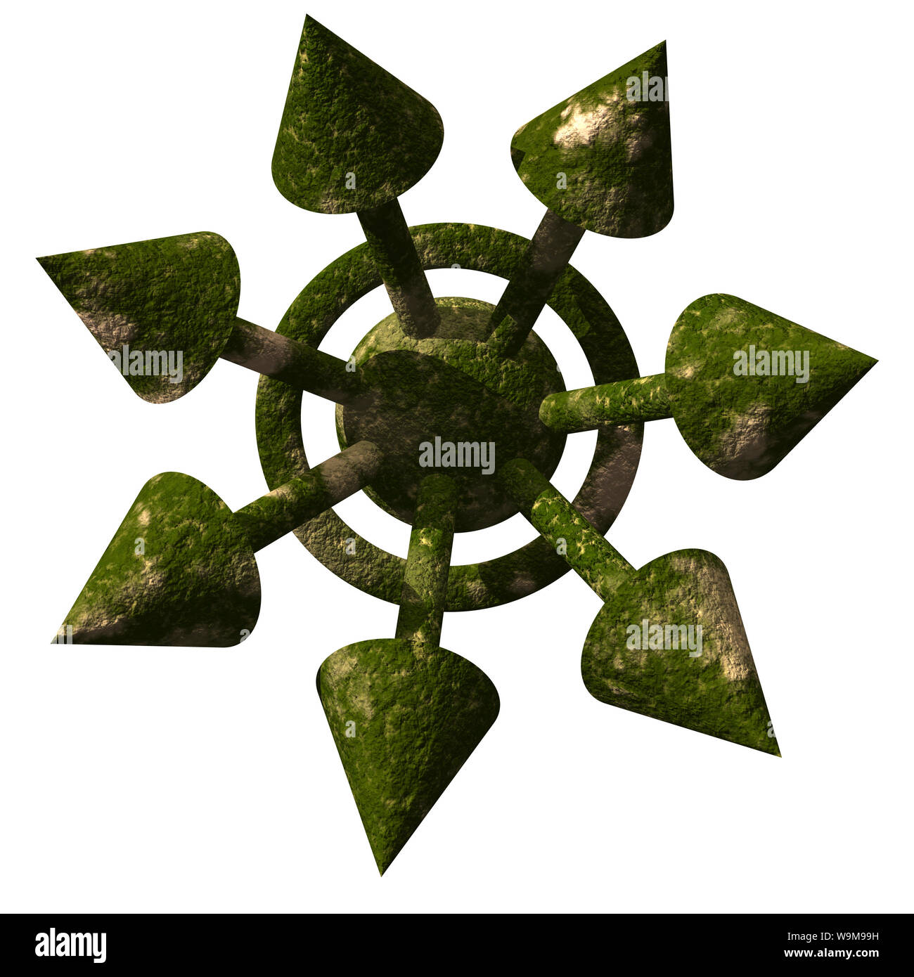 conceptual art depicting alternate solutions and directions Stock Photo ...