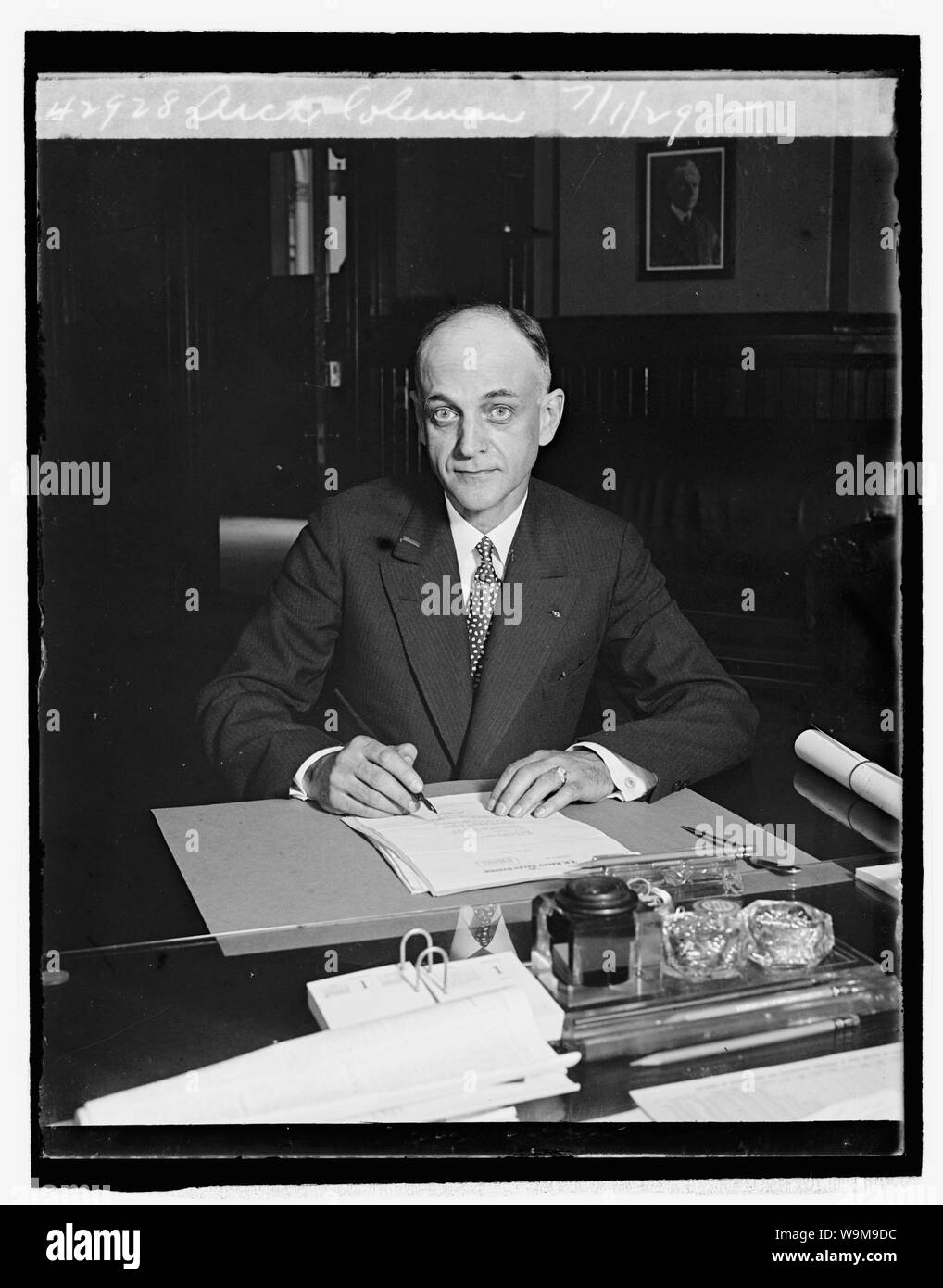 Arch Coleman, 7/1/29 Stock Photo - Alamy