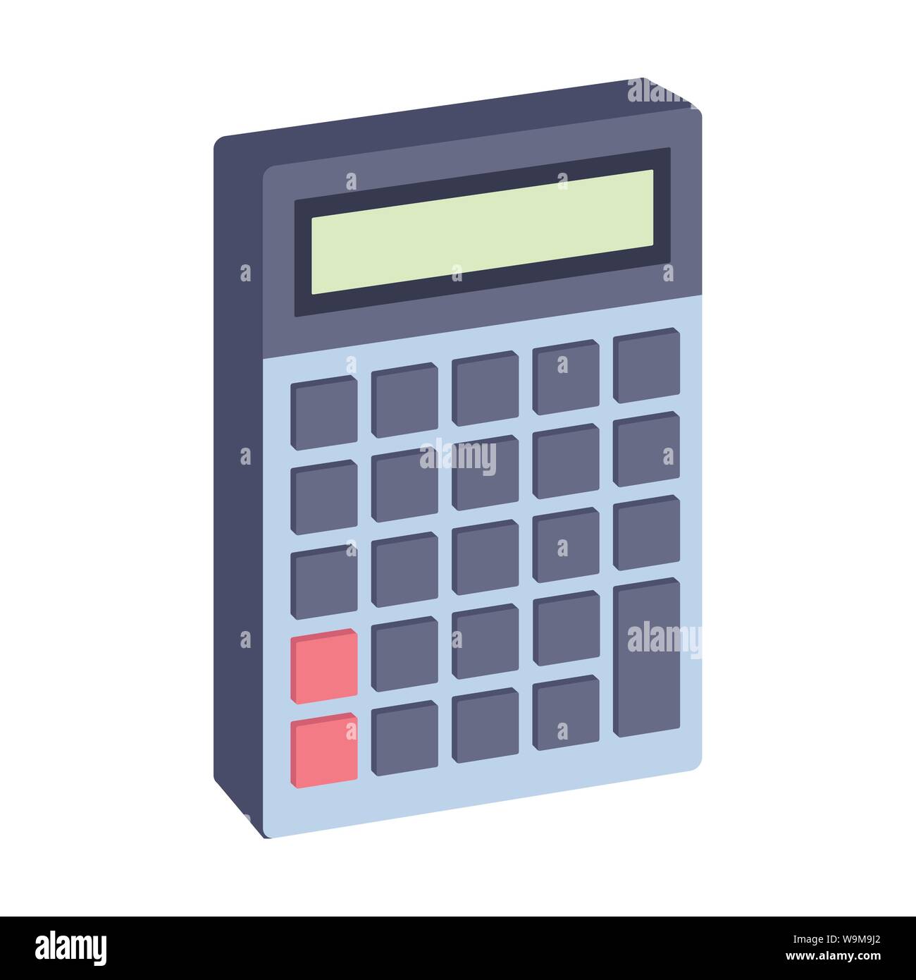 Calculator math device isometric symbol Stock Vector Image & Art - Alamy