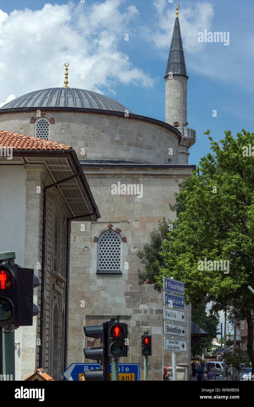 EDIRNE, TURKEY - MAY 26, 2018: Eski Camii Mosque in city of Edirne ...