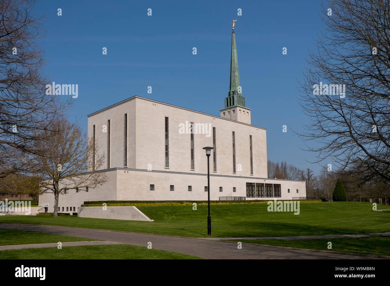 europe, UK, England, Surrey, Mormon Temple Stock Photo - Alamy