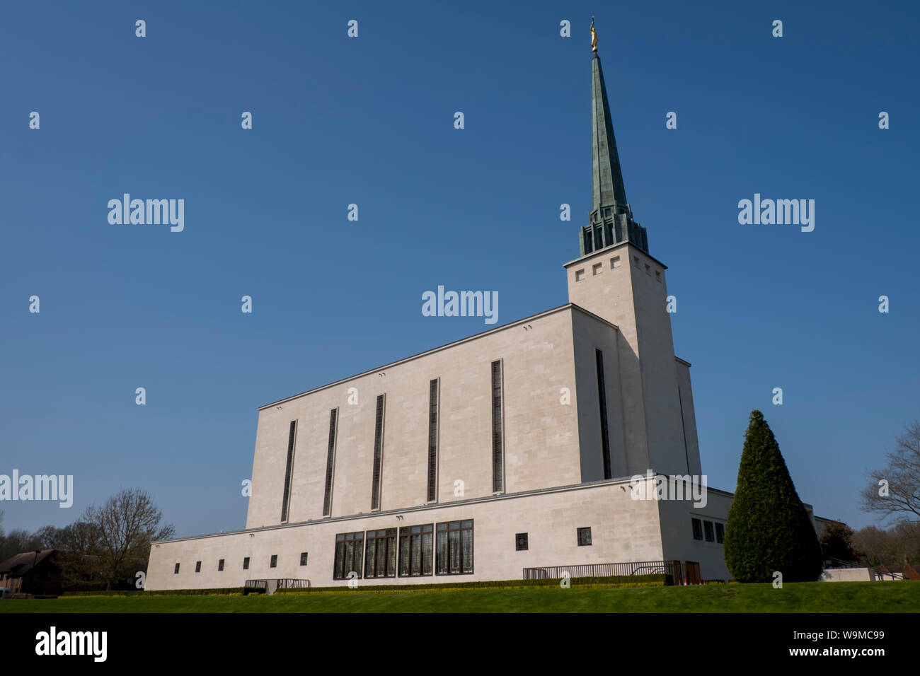 europe, UK, England, Surrey, Mormon Temple Stock Photo - Alamy