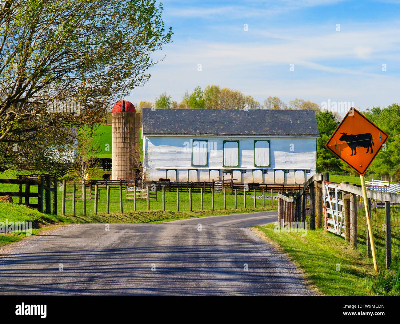 Farm near Middlebrook in the Shenandoah Valley, Virginia, USA Stock ...