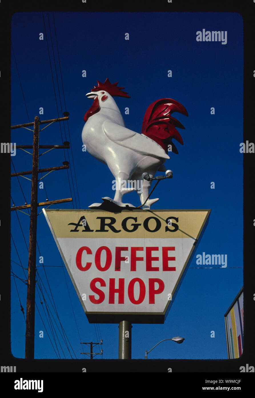 Argos coffee shop sign hi-res stock photography and images - Alamy