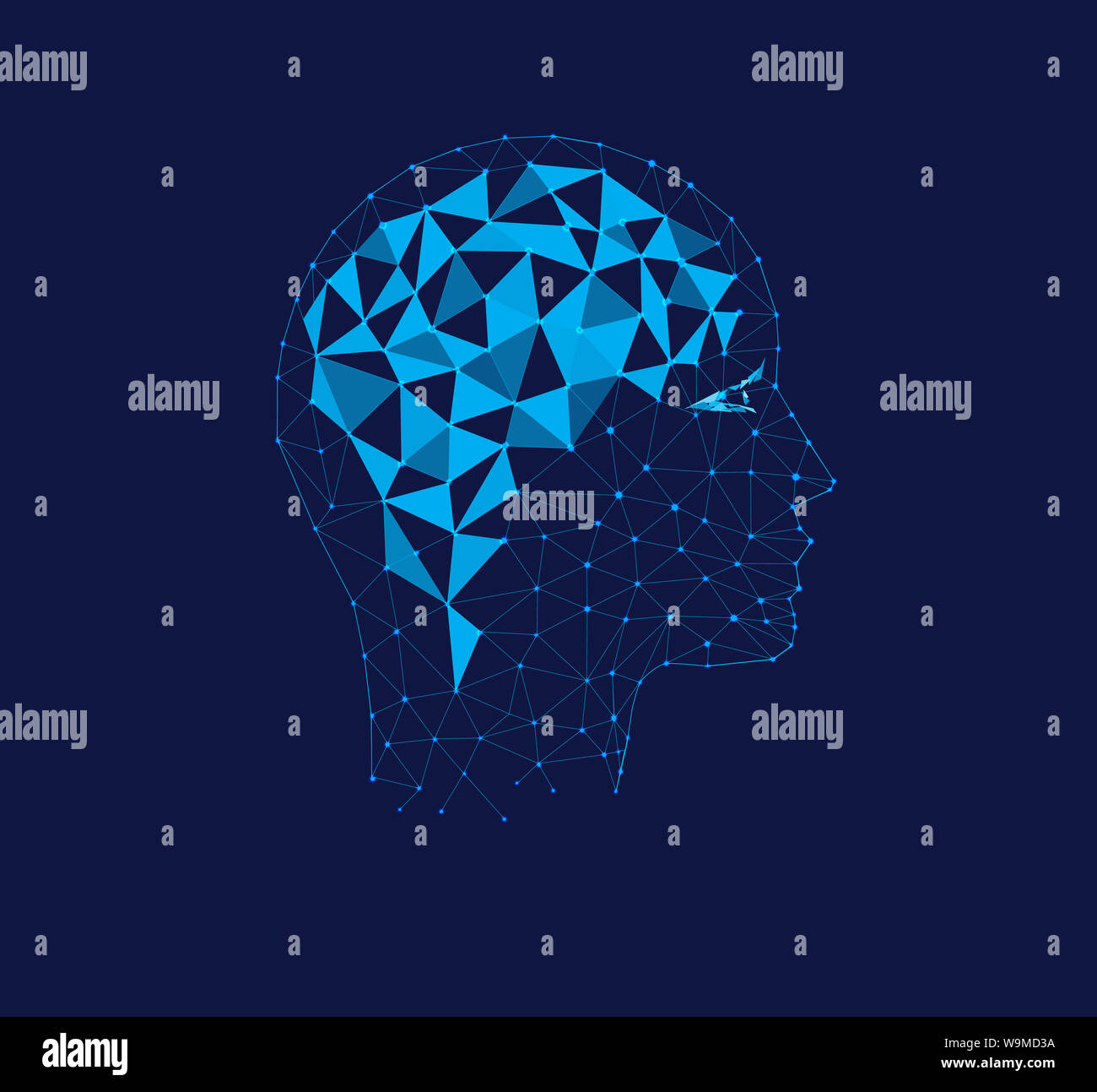 Brain triangles hi-res stock photography and images - Alamy