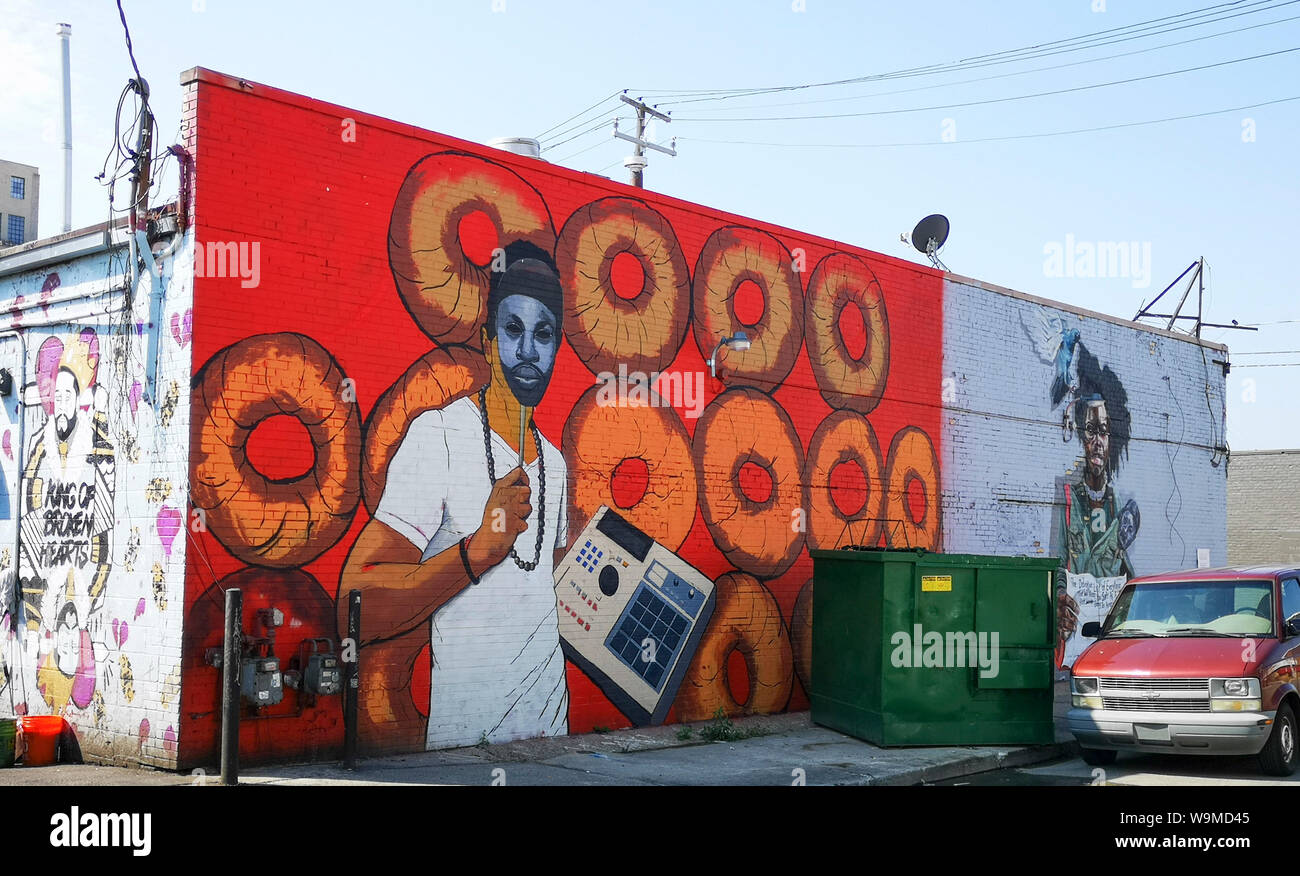 STREET ART IN DETROIT Stock Photo - Alamy