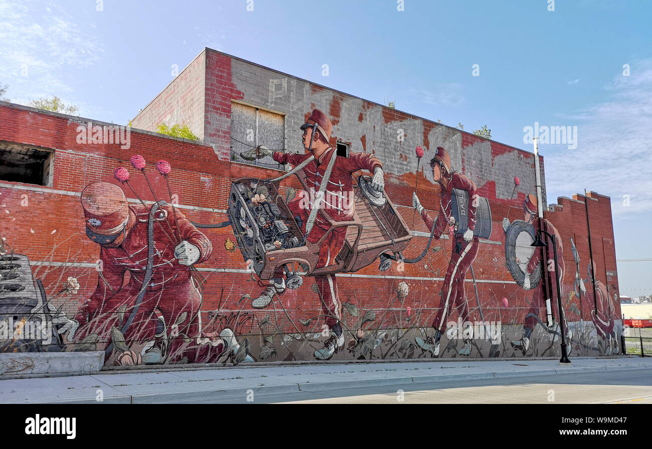 STREET ART IN DETROIT Stock Photo - Alamy