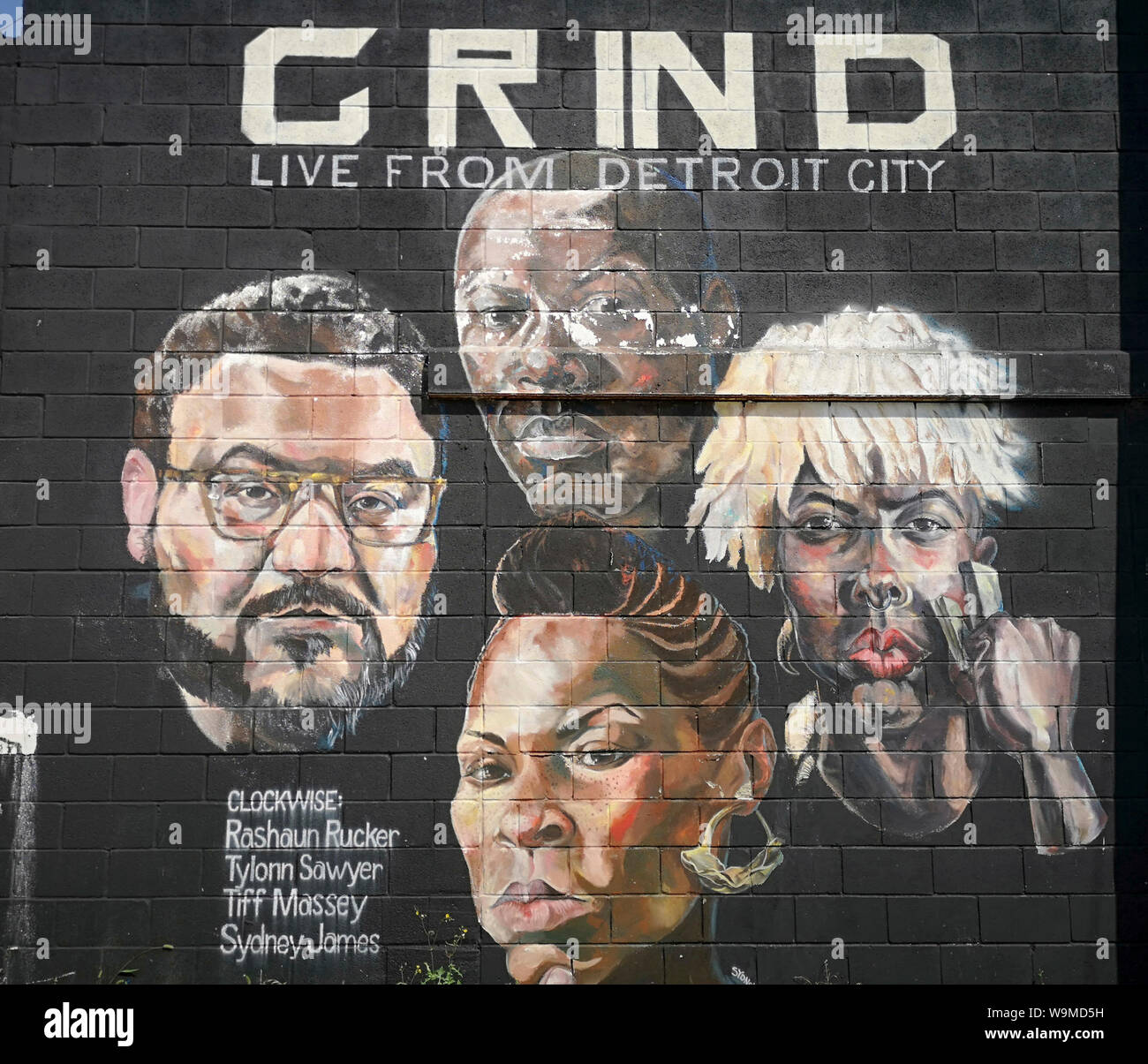 STREET ART IN DETROIT Stock Photo - Alamy