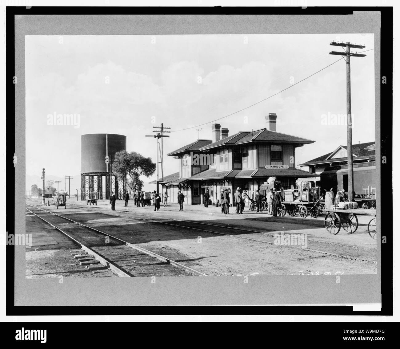 Arizona, Maricopa. Southern Pacific Railroad station Stock Photo - Alamy