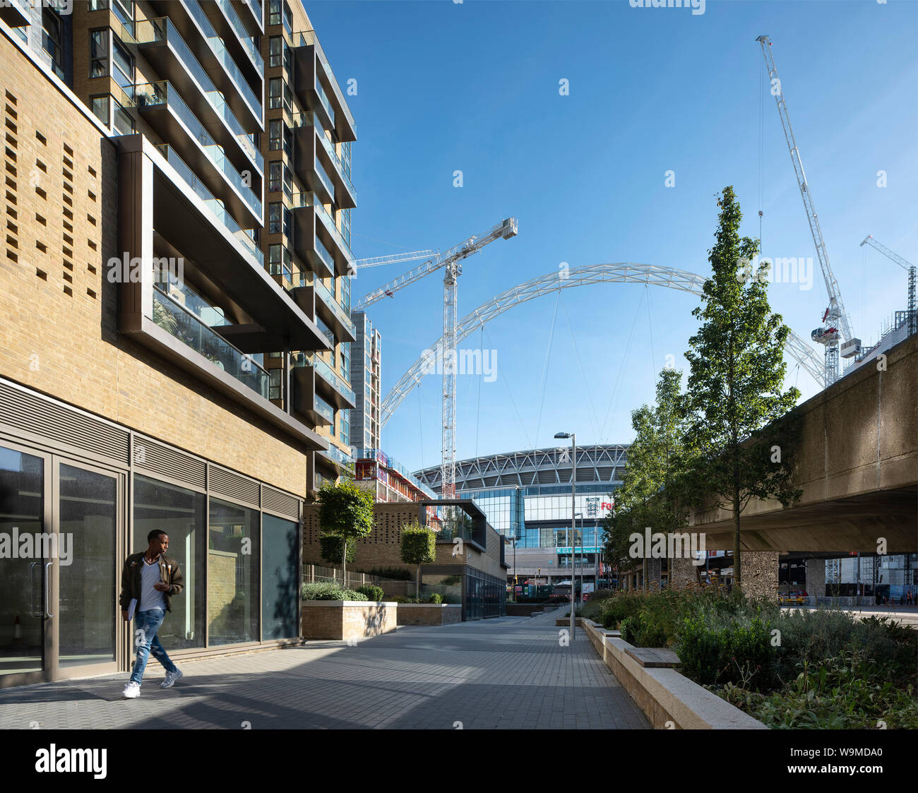 Entrance wembley stadium wembley london hi-res stock photography and ...