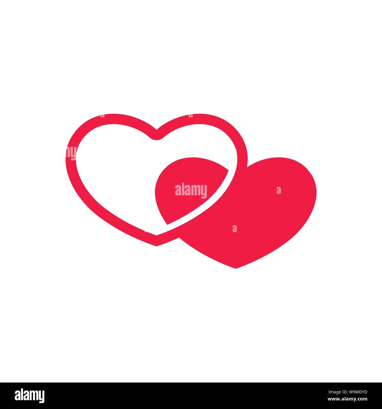 heart icon Logo element illustration Stock Vector Image & Art - Alamy