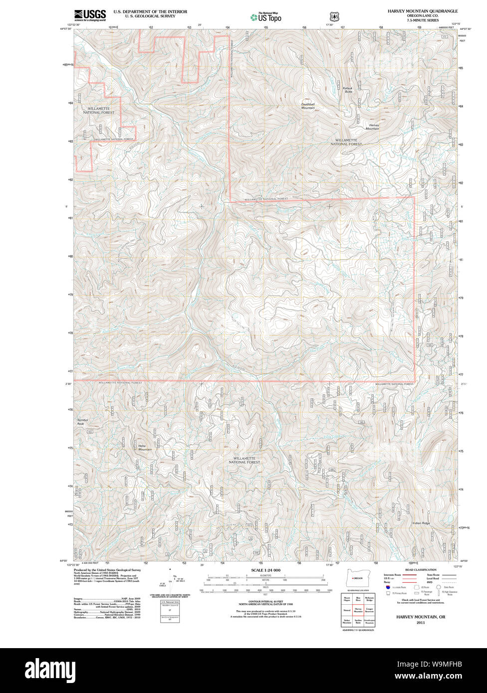 Map of harvey hi-res stock photography and images - Alamy